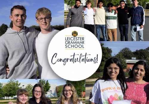 Leicester Grammar School - Leicester Grammar School students celebrate!